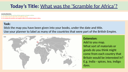 5. What was the ‘Scramble for Africa’? | Teaching Resources