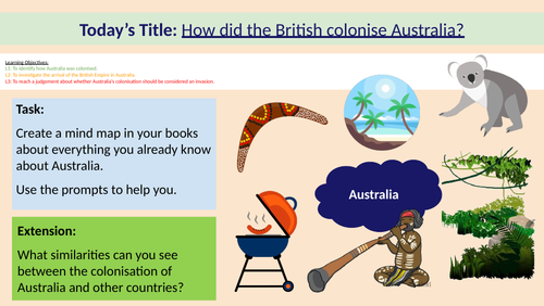 9. How did the British colonise Australia? | Teaching Resources