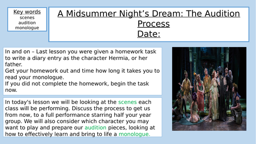 A Midsummer Night's Dream | Teaching Resources