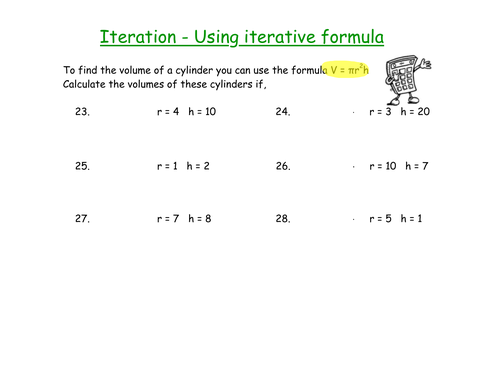 Basic Iteration | Teaching Resources
