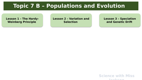 AQA A-Level Biology Topic 7: Section B | Teaching Resources
