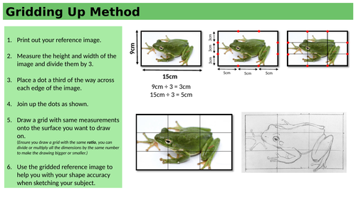 Gridding Up Method Hand Out | Teaching Resources