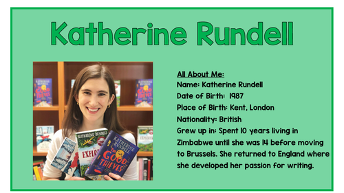 Author of the Month | Teaching Resources