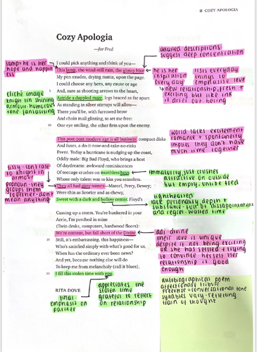GCSE english literature eduqas poetry notes with context | Teaching ...