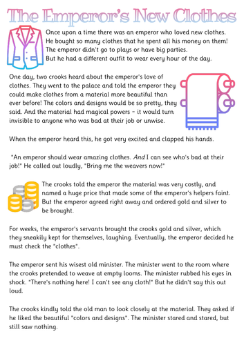 Emperor's New Clothes | Teaching Resources