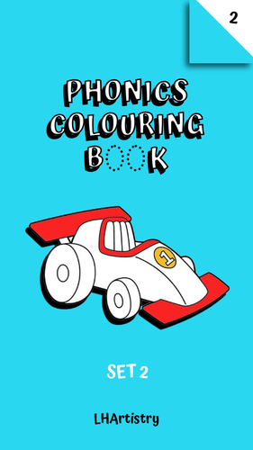 Phonics Colouring Book - Complete Set 2 | Teaching Resources
