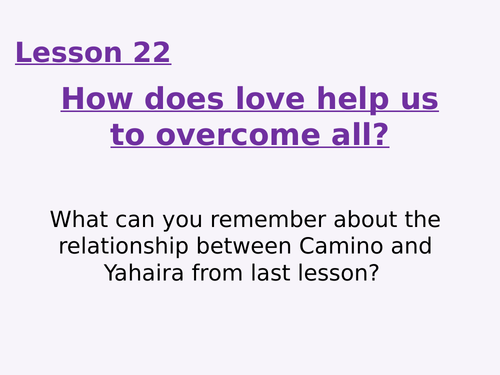 Love & Relationships KS3 SOW | Teaching Resources