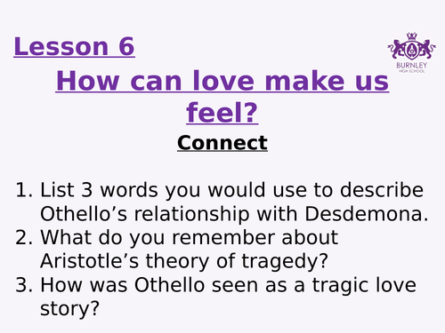 Love & Relationships KS3 SOW | Teaching Resources