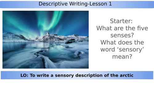 Four Descriptive Writing Lessons | Teaching Resources