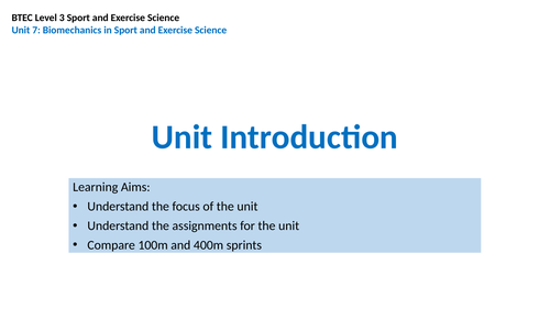 BTEC L3 Sport and Exercise Science - Unit 7 Biomechanics Resource Pack ...