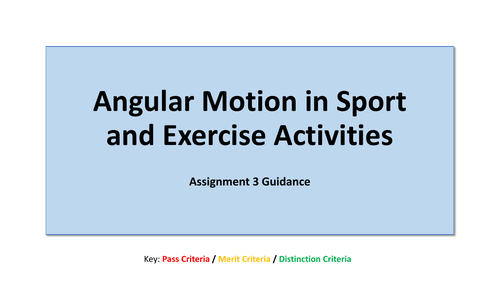 BTEC L3 Sport and Exercise Science - Unit 7 Biomechanics Resource Pack ...
