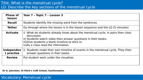 KS3 Science - Reproduction, pregnancy, plant structure & seed dispersal ...