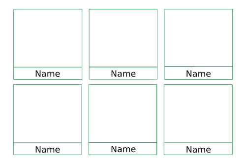 Editable plant themed name labels | Teaching Resources