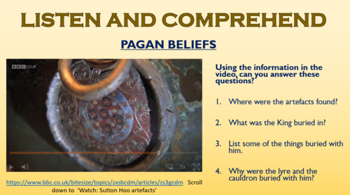 Anglo-Saxons Religion and Beliefs - Double Lesson! | Teaching Resources