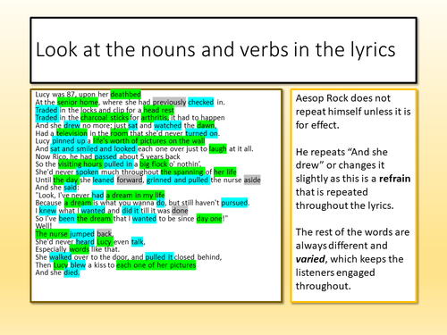 Hip Hop English Vocabulary | Teaching Resources