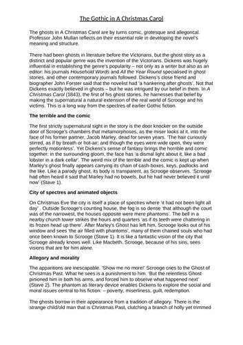 A Christmas Carol GCSE FULL UNIT WORKSHEETS + KNOWLEDGE ORGANISERS ...