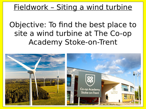 Energy fieldwork (Wind turbines) | Teaching Resources