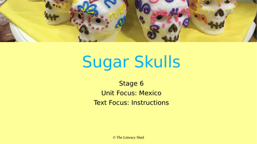 Year 6 Guided Reading - 1 week - Literacy Shed's 'Sugar Skulls ...