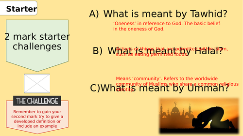 GCSE Muslim community (Ummah) - Lesson 3 | Teaching Resources
