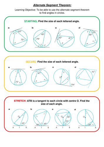 Circle Theorems (Including Full Proofs) Two Lessons minimum | Teaching ...