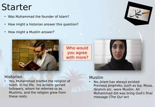 GCSE (Islam) Prophet Muhammad - lesson 11 | Teaching Resources