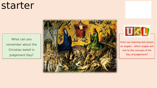 GCSE (Islam) Akhirah / afterlife - lesson 14 | Teaching Resources