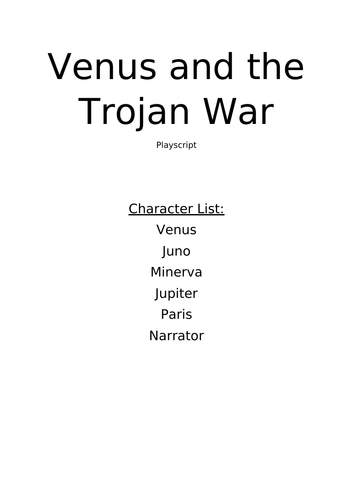 Roman Myth Playscripts | Teaching Resources
