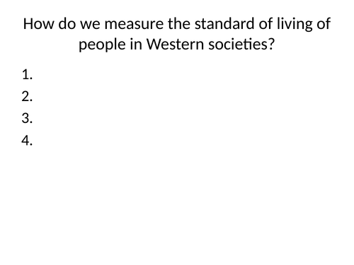 USA Theme 4: Lesson 3 - How did living standards change, 1917-60 ...