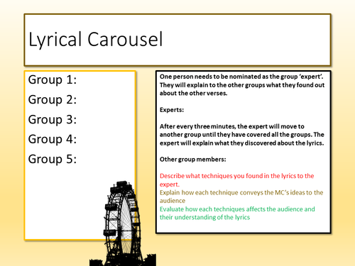 Hip Hop English Language Devices | Teaching Resources
