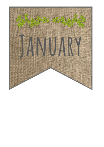 Months of the Year Bunting | Teaching Resources