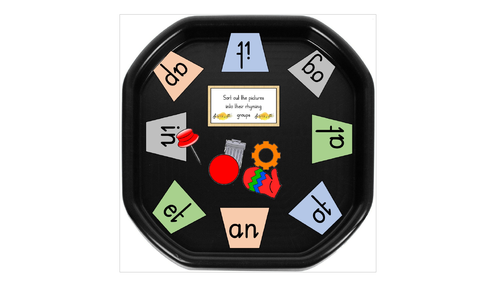 Rhyming Tuff Tray Resources | Teaching Resources