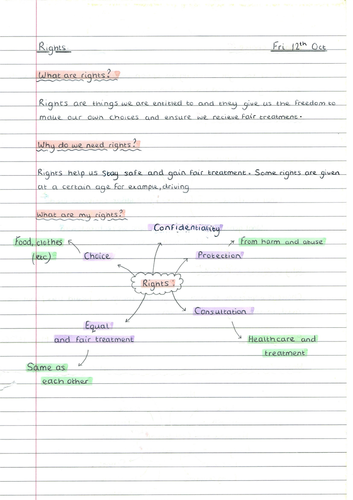 GCSE Health & Social Care Notes | Teaching Resources