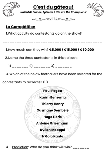 French Netflix worksheet KS3/ KS4 | Teaching Resources