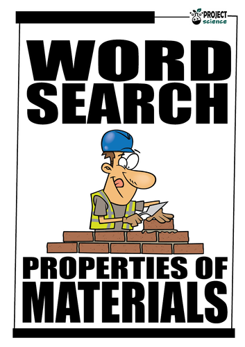Properties of Materials Word Search | Teaching Resources