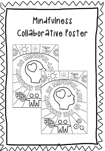 Collaborative Poster - Mindfulness | Teaching Resources