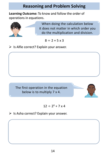 Level 1 Functional Skills Maths - Order of Operations (BIDMAS) Workbook ...