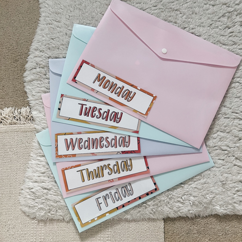 Day of the week labels | Teaching Resources