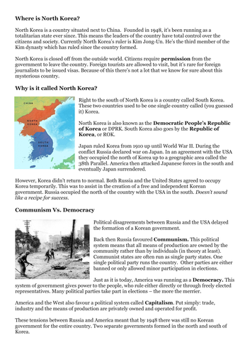 North and South Korea | Teaching Resources