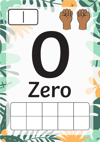 Jungle Themed Number Display | Teaching Resources
