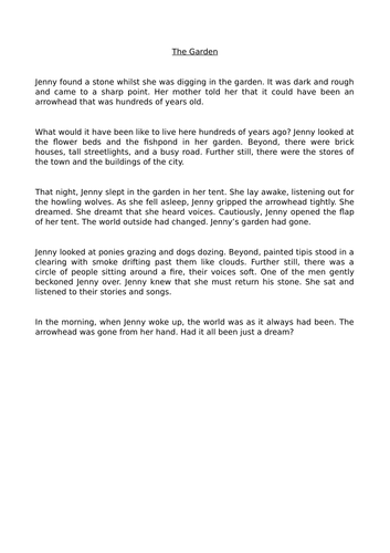 Talk for Writing - The Garden - Year 3 | Teaching Resources