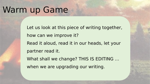 Talk for Writing - The Garden - Year 3 | Teaching Resources