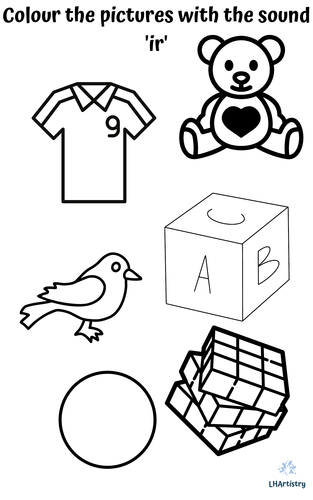 Phonics Worksheet - sound ir | Teaching Resources