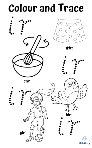 Phonics Worksheet - sound ir | Teaching Resources