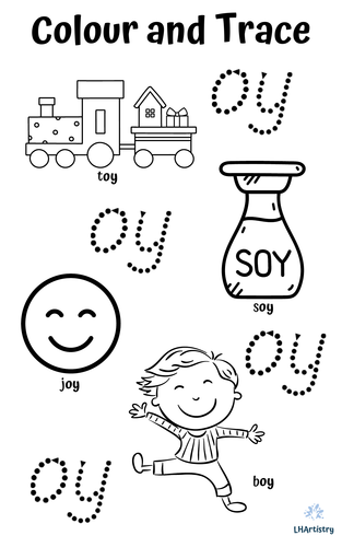 Phonics Worksheet - sound oy | Teaching Resources
