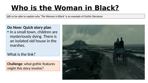 Lessons on 'The Woman in Black' | Teaching Resources