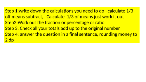 word problems with fractions, ratio and percetages | Teaching Resources
