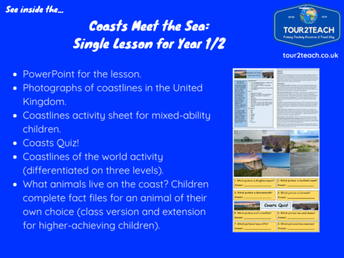 Coasts Meet the Sea: Single Lesson for Year 1/2 | Teaching Resources