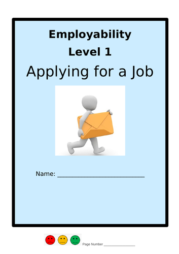 Employability Level 1 Applying for a Job (ASDAN) | Teaching Resources