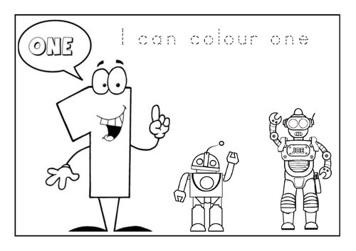 I can Colour and Count to 10 | Teaching Resources