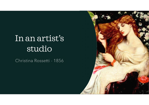 In An Artist's Studio - Rossetti | Teaching Resources